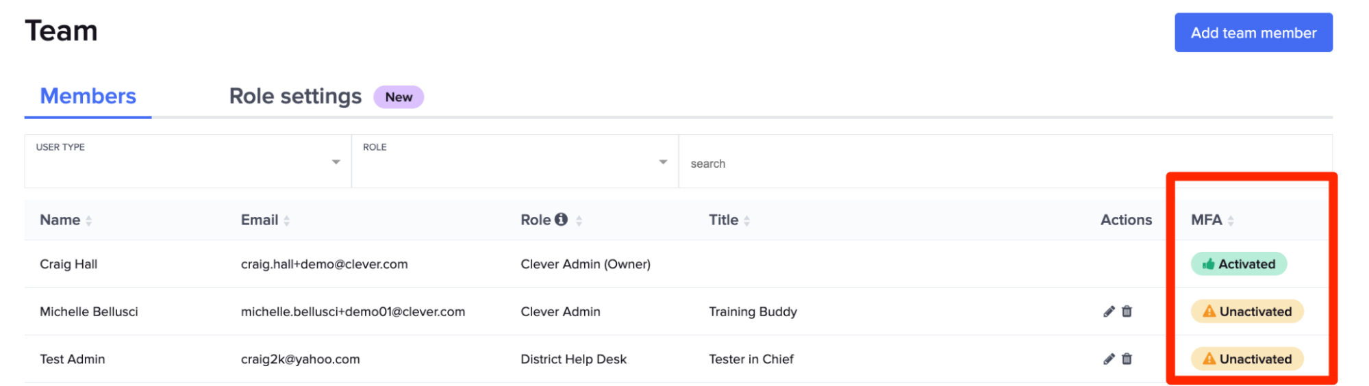 For District Admin: Setting up multi-factor authentication (MFA) for Clever Admin