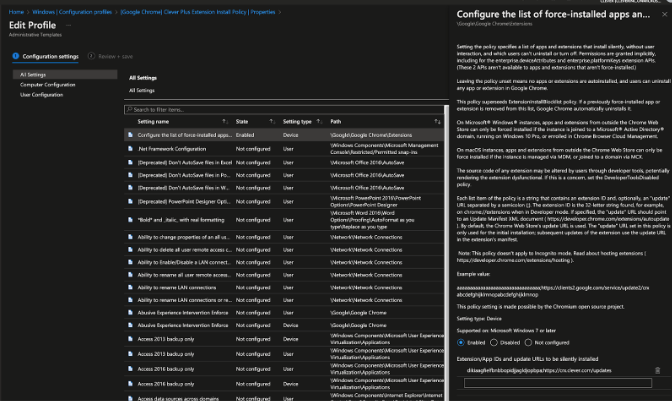 Deploy Edtech Analytics for Google Chrome using Microsoft Intune