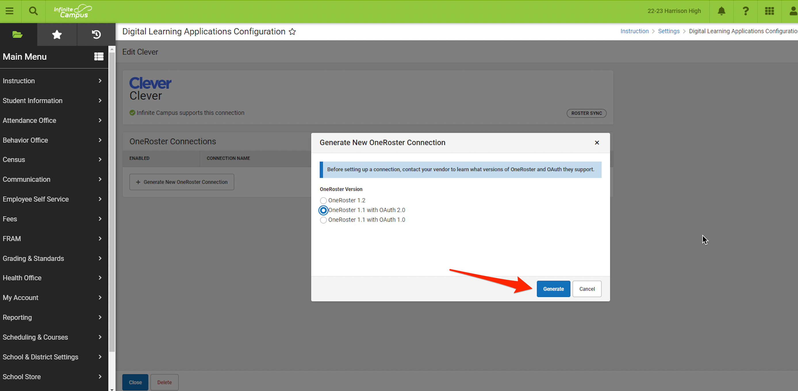 Infinite Campus API Sync