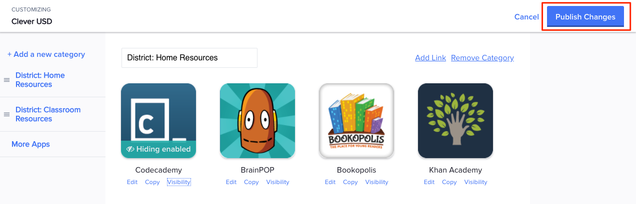 Clever Portal Hiding Applications 1107