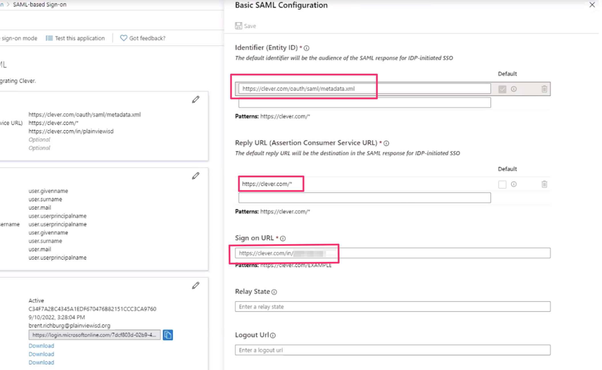 Single Sign-On (SSO): "Log in with Office 365/Azure"