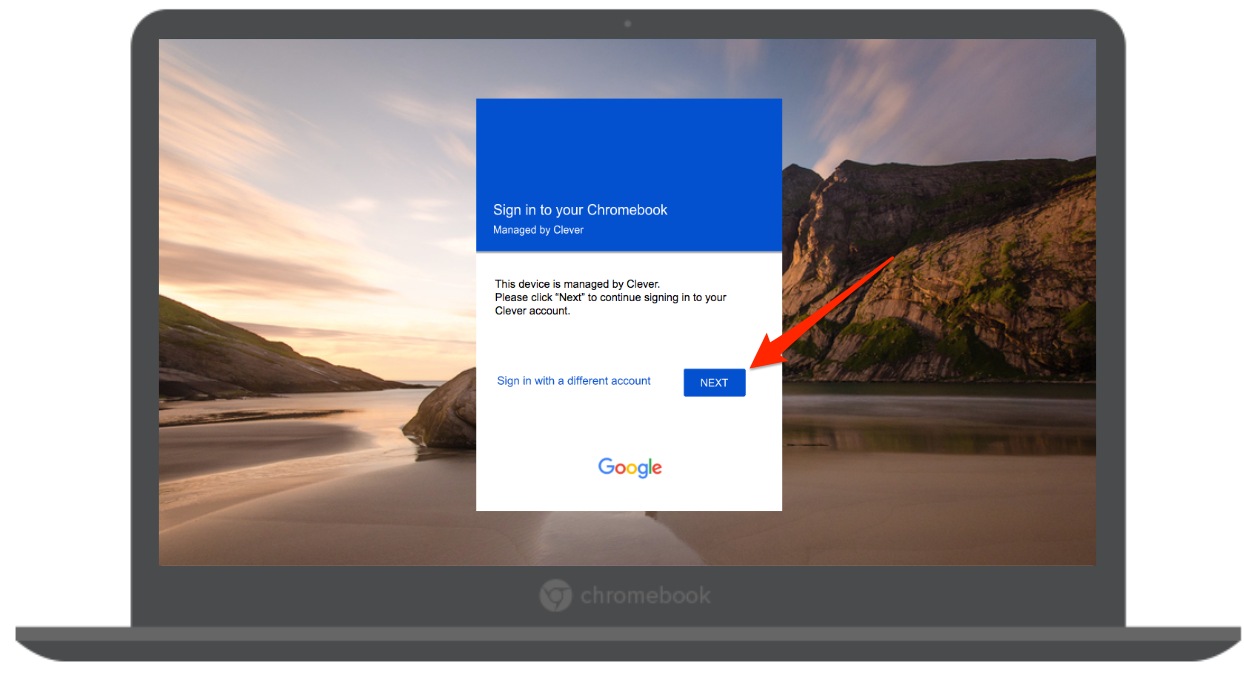 Clever Badges: Chromebook Login Flow