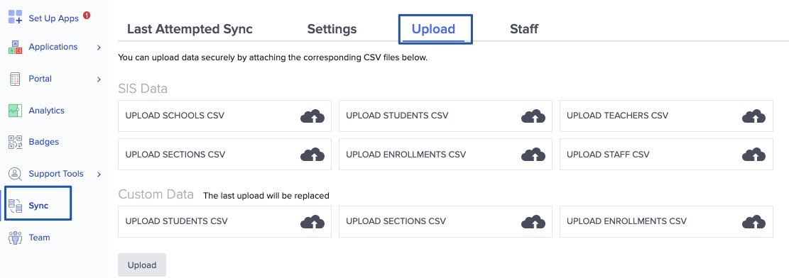 SFTP Syncs: Uploading data to Clever
