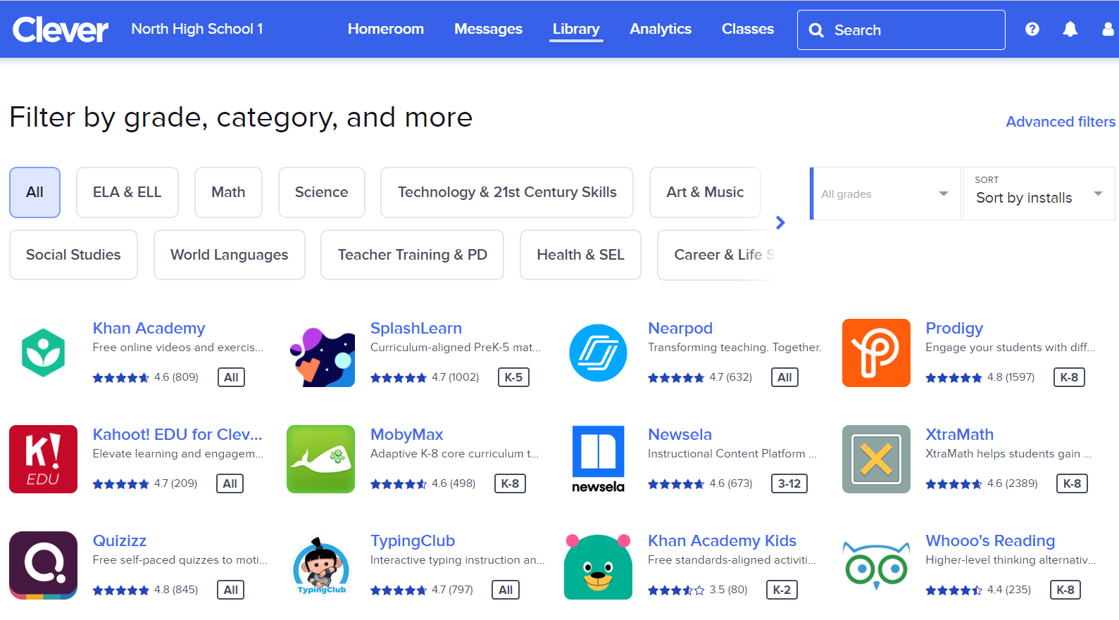 For Teachers: Adding apps & resources