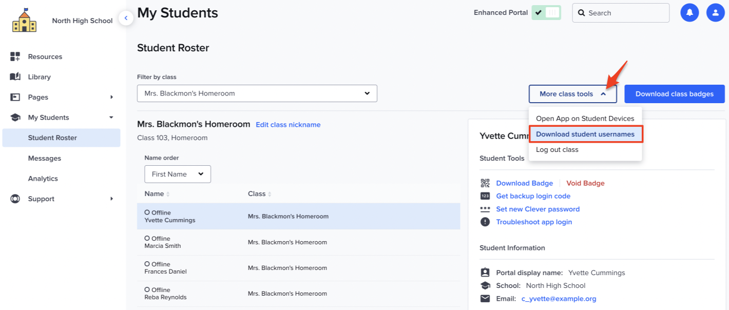 For Teachers: Login Tools