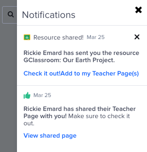 Clever Portal: Sharing Teacher Pages & resources with other teachers