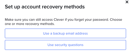 For Students: Password recovery and resets