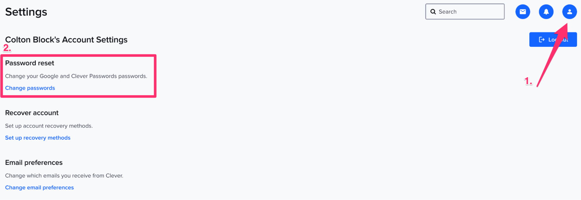 For Teachers: How to reset passwords for yourself and students