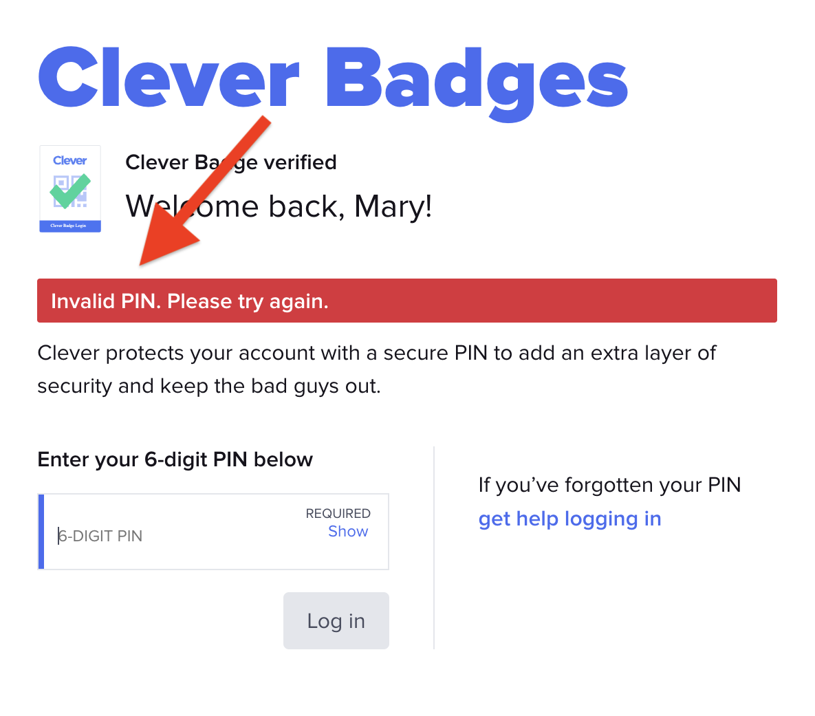 For Students: How do I log in to Clever using a Badge?